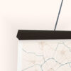 Scandinavian Black Poster Hanger - Frame what matters most - Mapiful