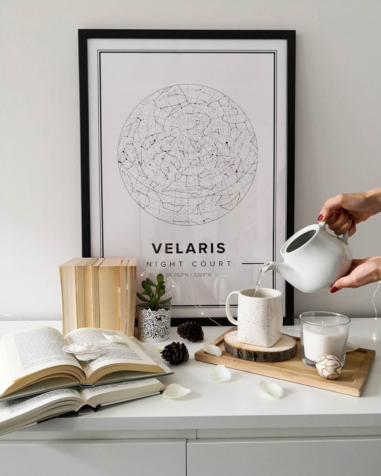 Beautiful poster of VELARIS, Star map - Mapiful