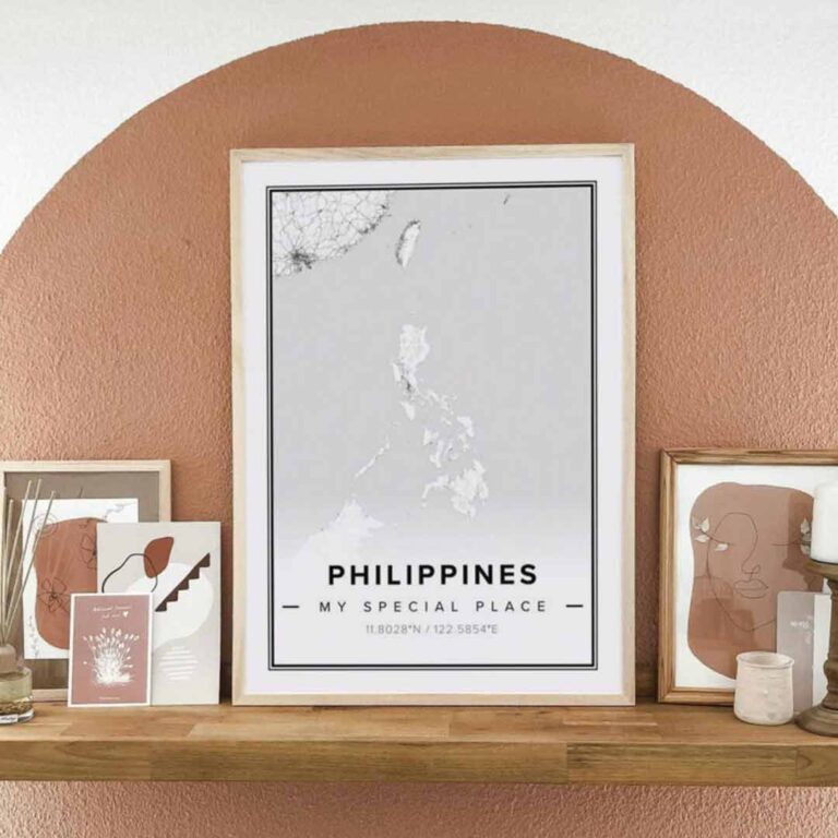 Philippines Map Print - Design Your Own Map Art Poster - Mapiful