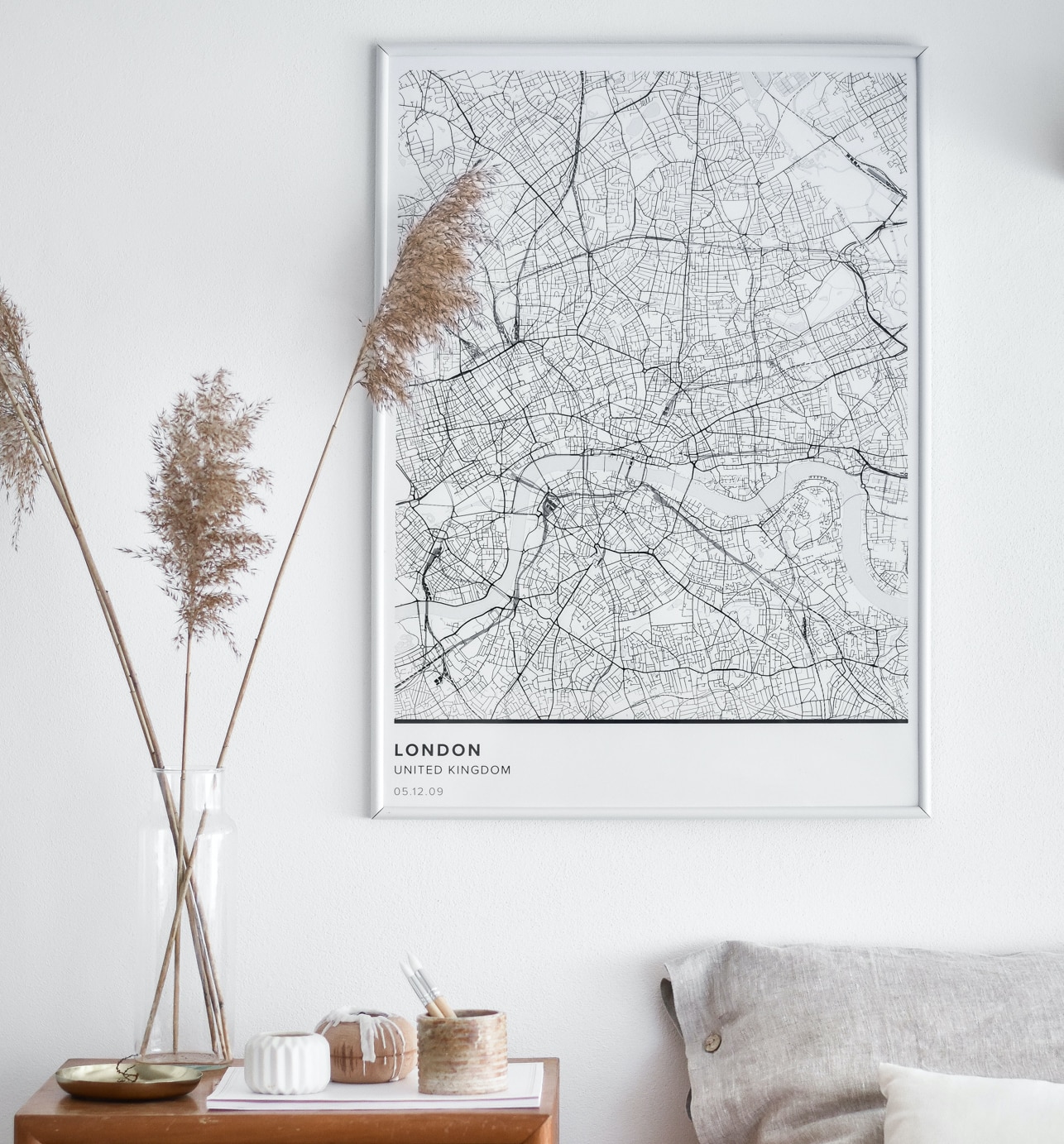 Beautiful poster of Customizable Map Art Prints, Streetmap poster - Mapiful