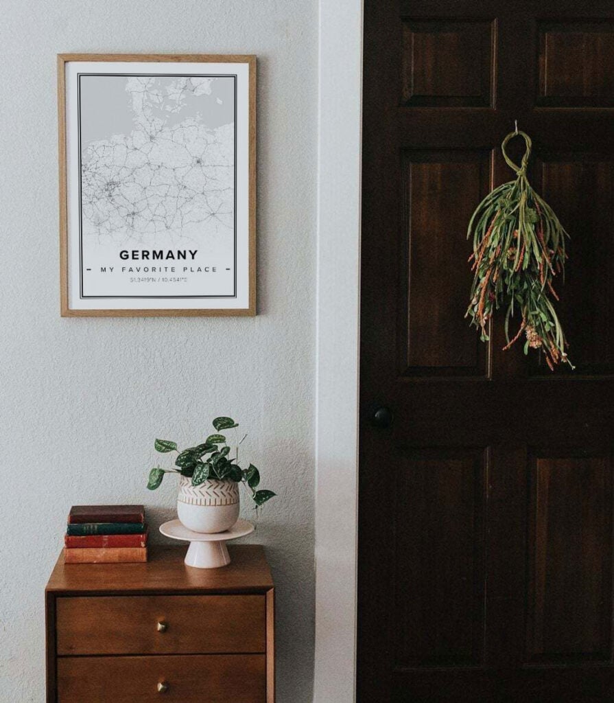 Germany Map Print - Design Your Own Map Art Poster - Mapiful