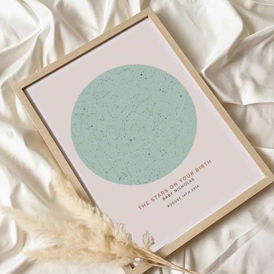 Beautiful poster of Affiches Star Map personnalisables, Star map - Mapiful