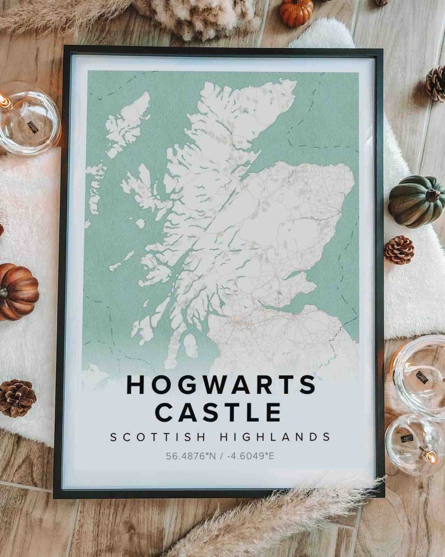Harry Potter Posters - Create Your Own Fantasy Map Prints - Mapiful